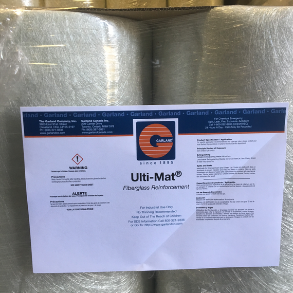 Utili-Mat Fiberglass Fiber Reinforcement Roofing Fabric - Garland Co